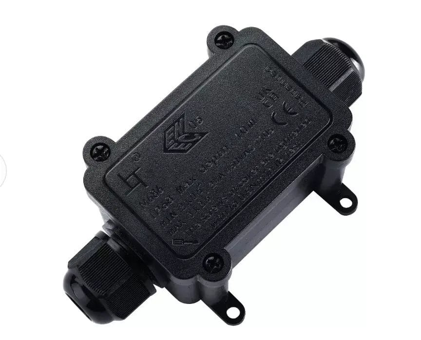 Outdoor IP68 Waterproof Junction Box 2-Way 6-11mm Wire Range Cable ...